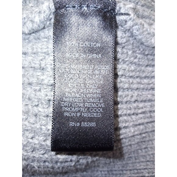 Express | Sweaters | Express Mens Express Grey Waffle Knit Sweater Size ...